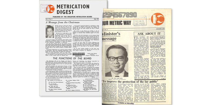 Milestones to the Metric System